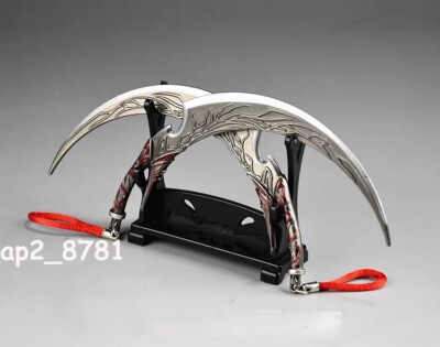 1Pair 1/6 Mini Scimitar Crescent Hook Knife Dagger Machete Fr 12 ...