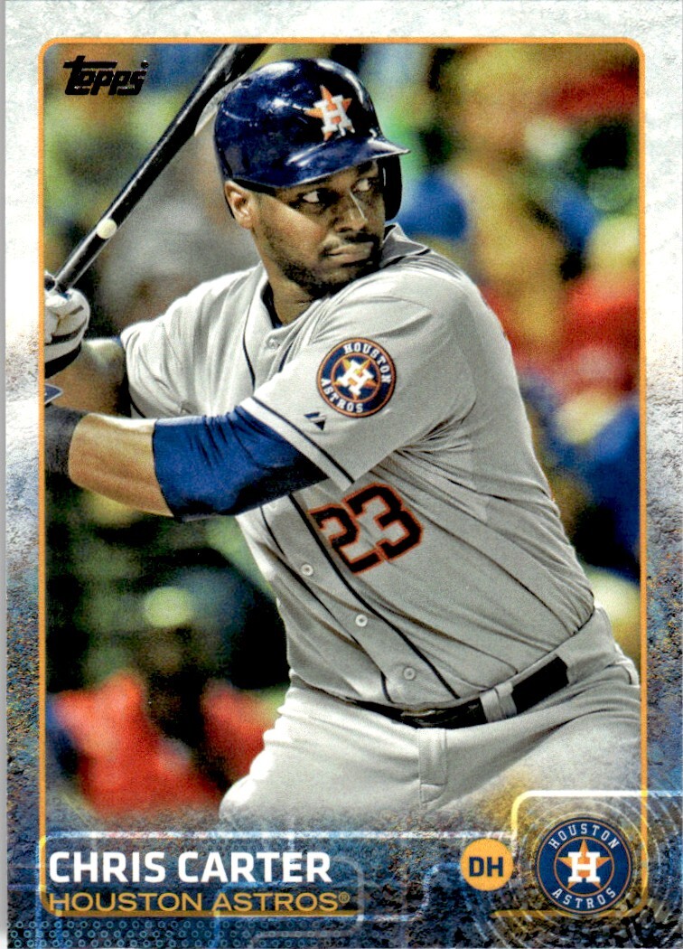 2015 Topps Baseball Card Chris Carter Houston Astros #246 | eBay