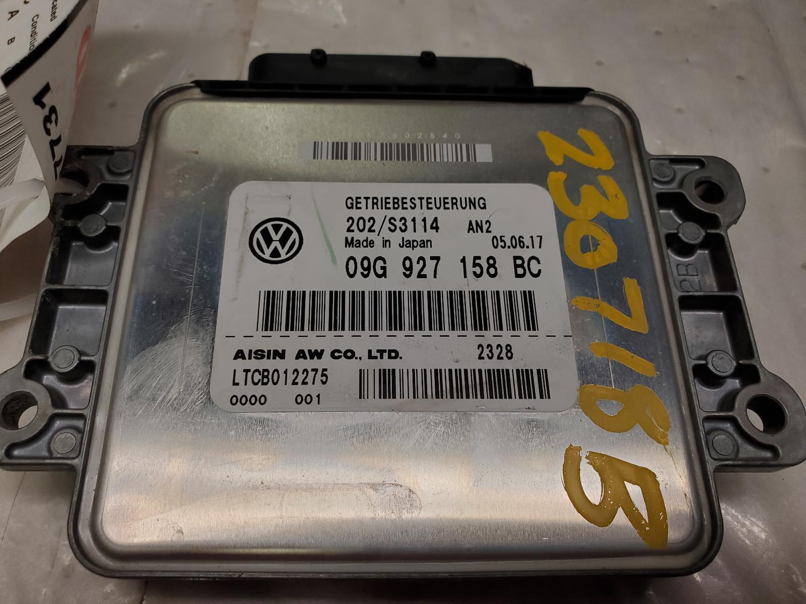 VOLKSWAGEN JETTA Chassis Brain Box Transmission; 1.8L (VIN 1, 5th digit ...