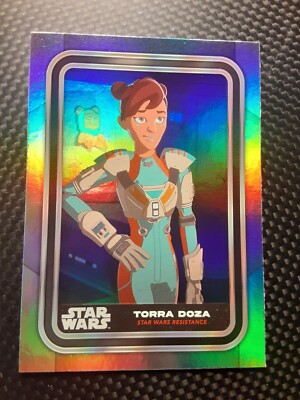 2023 Topps Star Wars Flagship RAINBOW FOIL Parallel Card TORRA DOZA ...