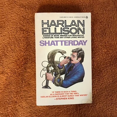 SHATTERDAY Science Fiction Stories HARLAN ELLISON 1983 2nd Printing pb ...