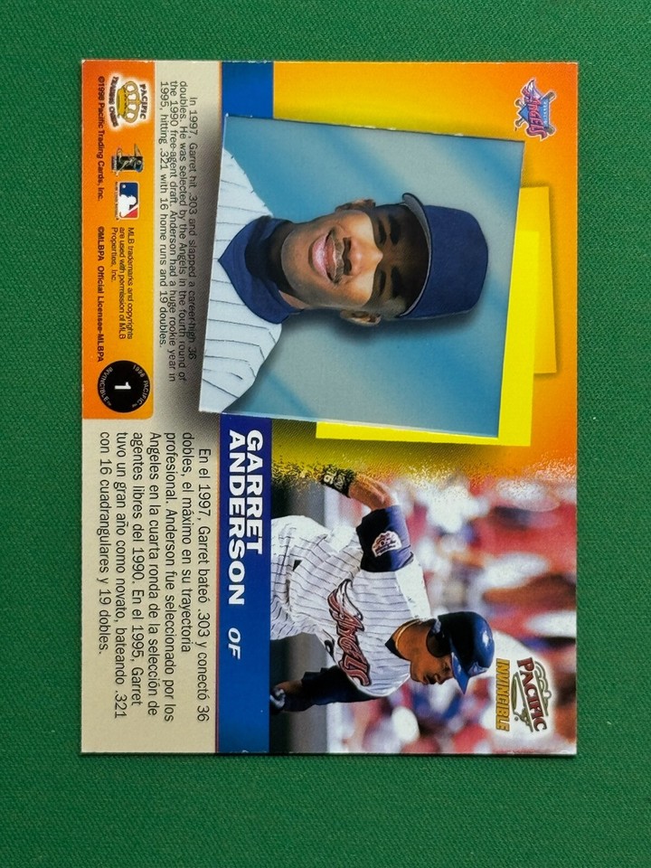 1998 Pacific Invincible Baseball PICK YOUR CARD COMPLETE YOUR SET | eBay