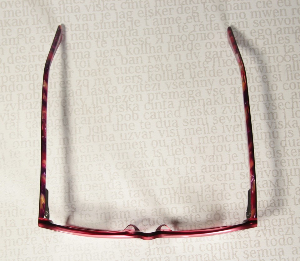 Oversize Style Lush Deep Red Eyeglass Frames Swedish OFFICE OF-4967 ...