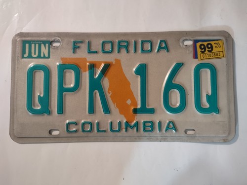 Vintage Florida License Plate Car Tag Columbia County Expired h | eBay