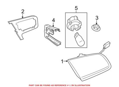 Genuine OEM Tail Light Assembly Rear Passenger Right Inner for BMW ...