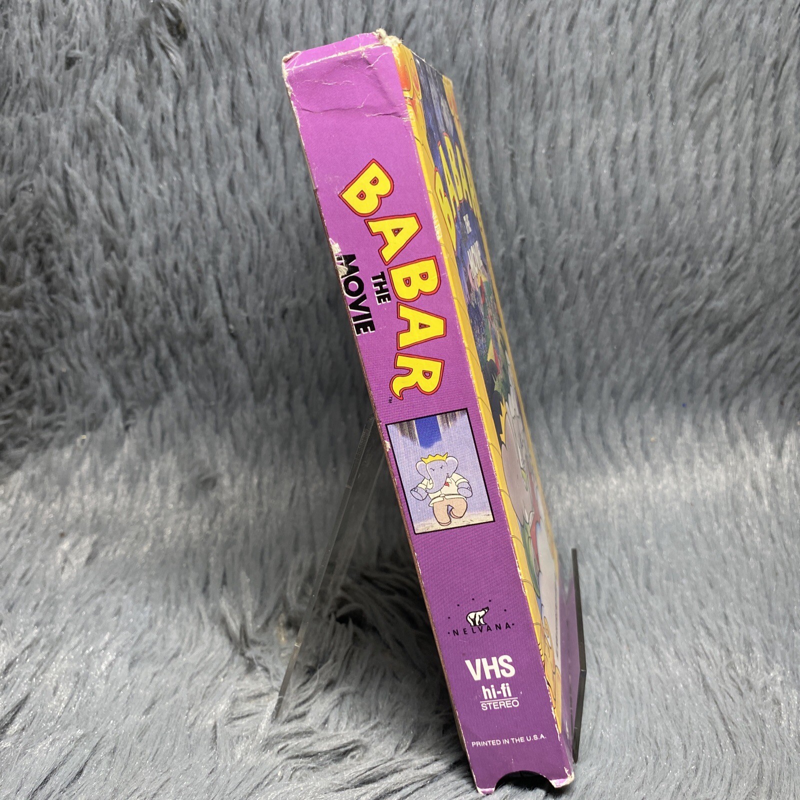 Babar The Movie VHS Tape 1989 Nelvana Release Animated Cartoon Kids ...