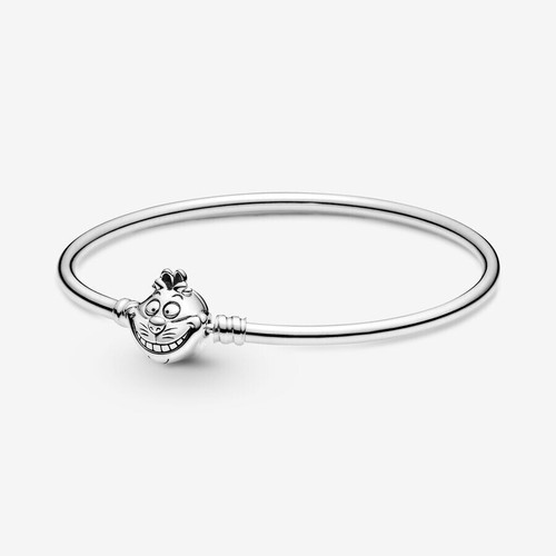 Pandora S925 Disney Alice In Wonderland Cheshire Cat Bangle 599343C00 ...