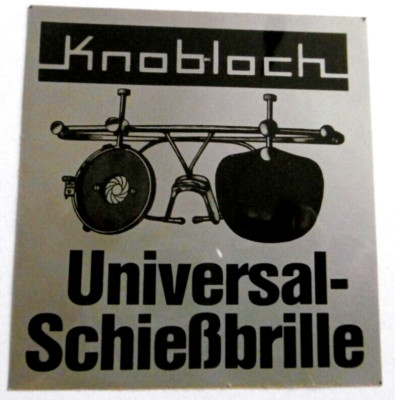 Promotional Stickers Knobloch Universal Shooting Glasses Shooting | eBay