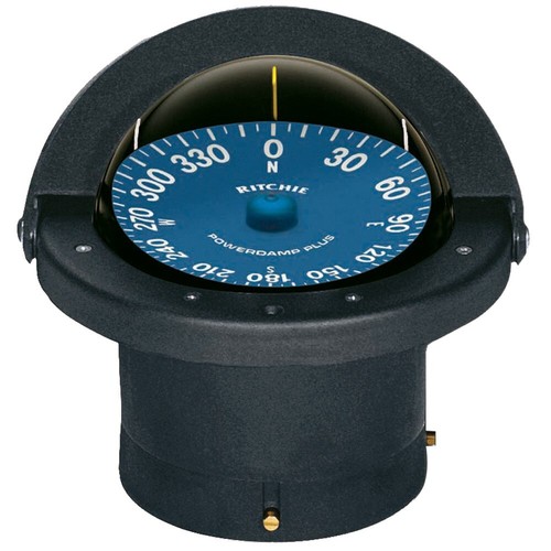 Ritchie Marine SuperSport Boat Compass Flush Mount Black 4.5" Flat Dial ...