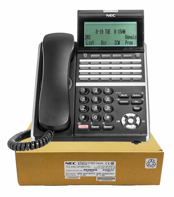 NEC Dt830 Itz-24d-3 24-button IP Display Speakerphone 660004 for sale ...