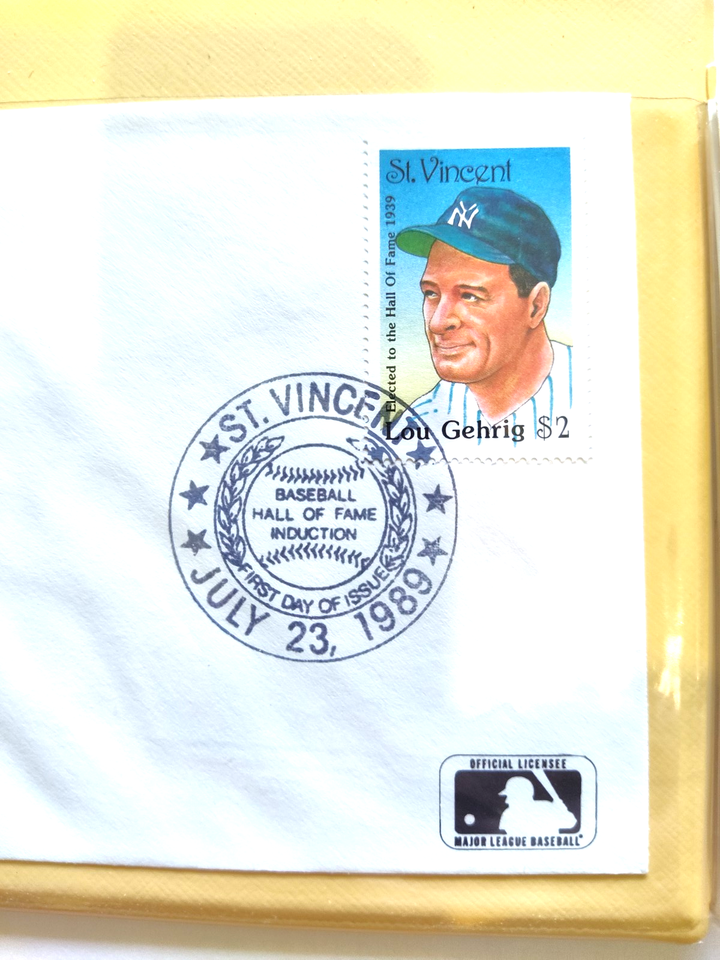 Hall of Fame Legends in First Day Covers, 2 Display Albums, Ruth ...