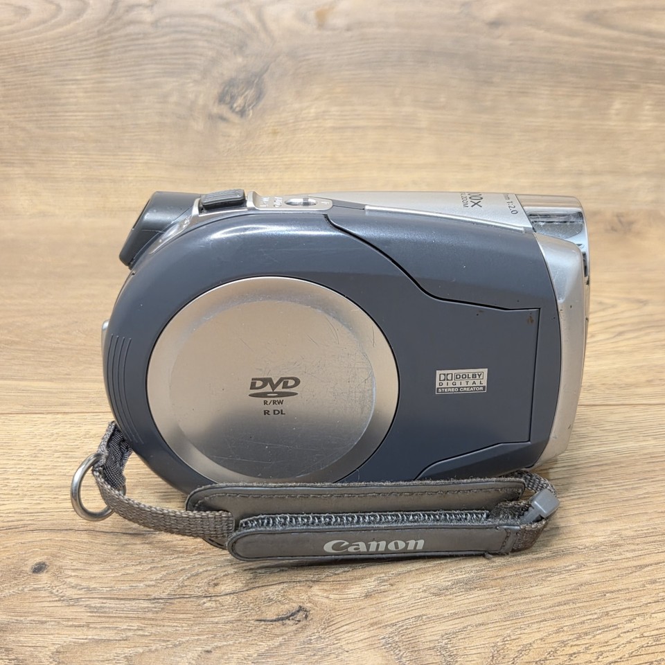 Canon DC210 DVD Camcorder 35x Optical Zoom w/ Charger | eBay