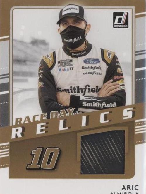 2021 Panini Donruss NASCAR - Race Day Relics Aric Almirola #RDR-AA (MEM ...