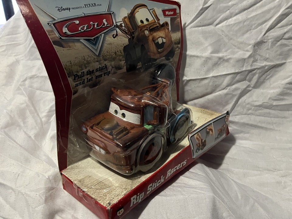 Disney Pixar Cars Rip Stick Racers MATER Rippin’ Wheelie Action Mattel ...
