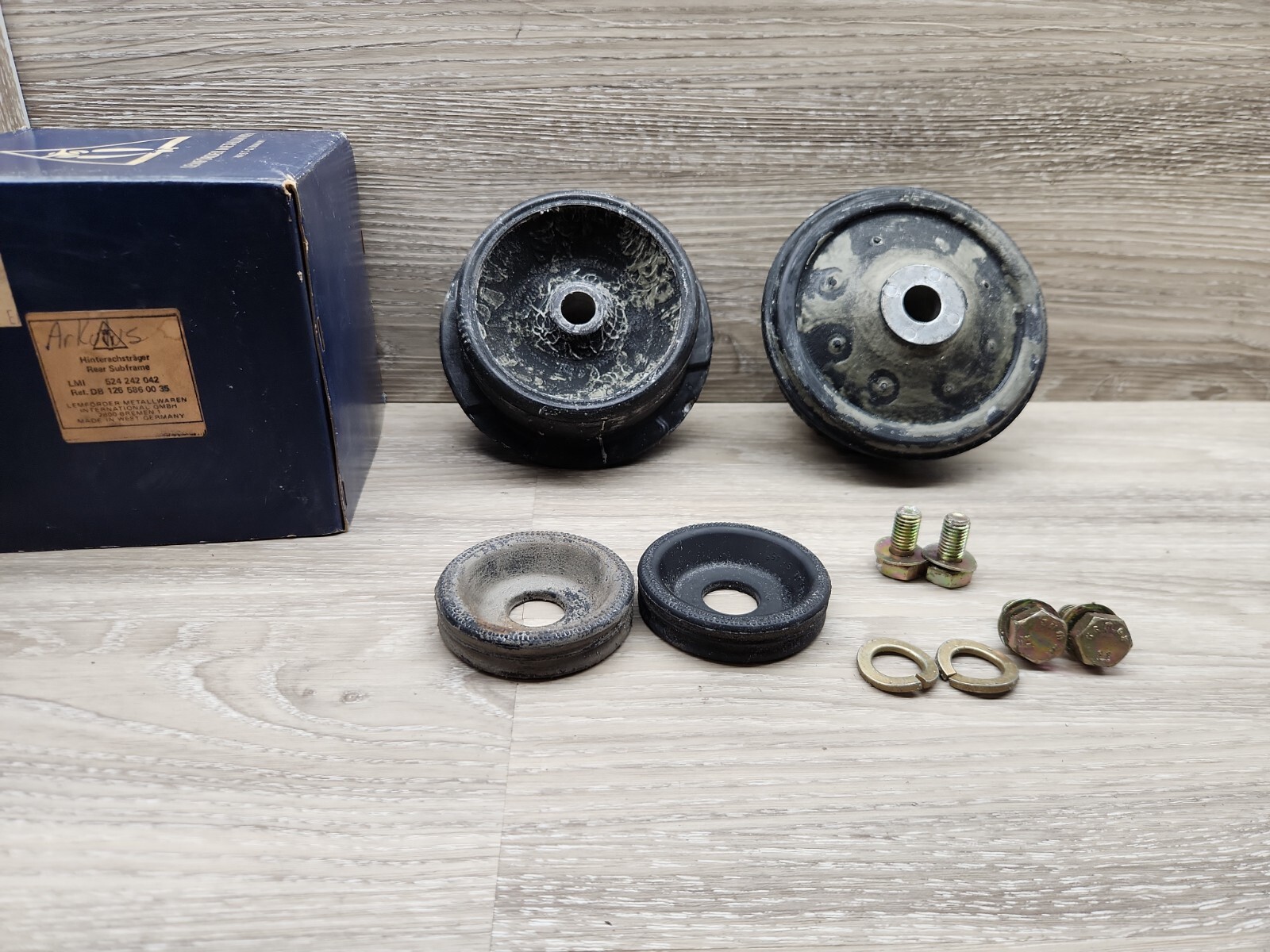 Mercedes Rear Axle Subframe Mount Kit Bearing W.Germany 1265860035 | eBay