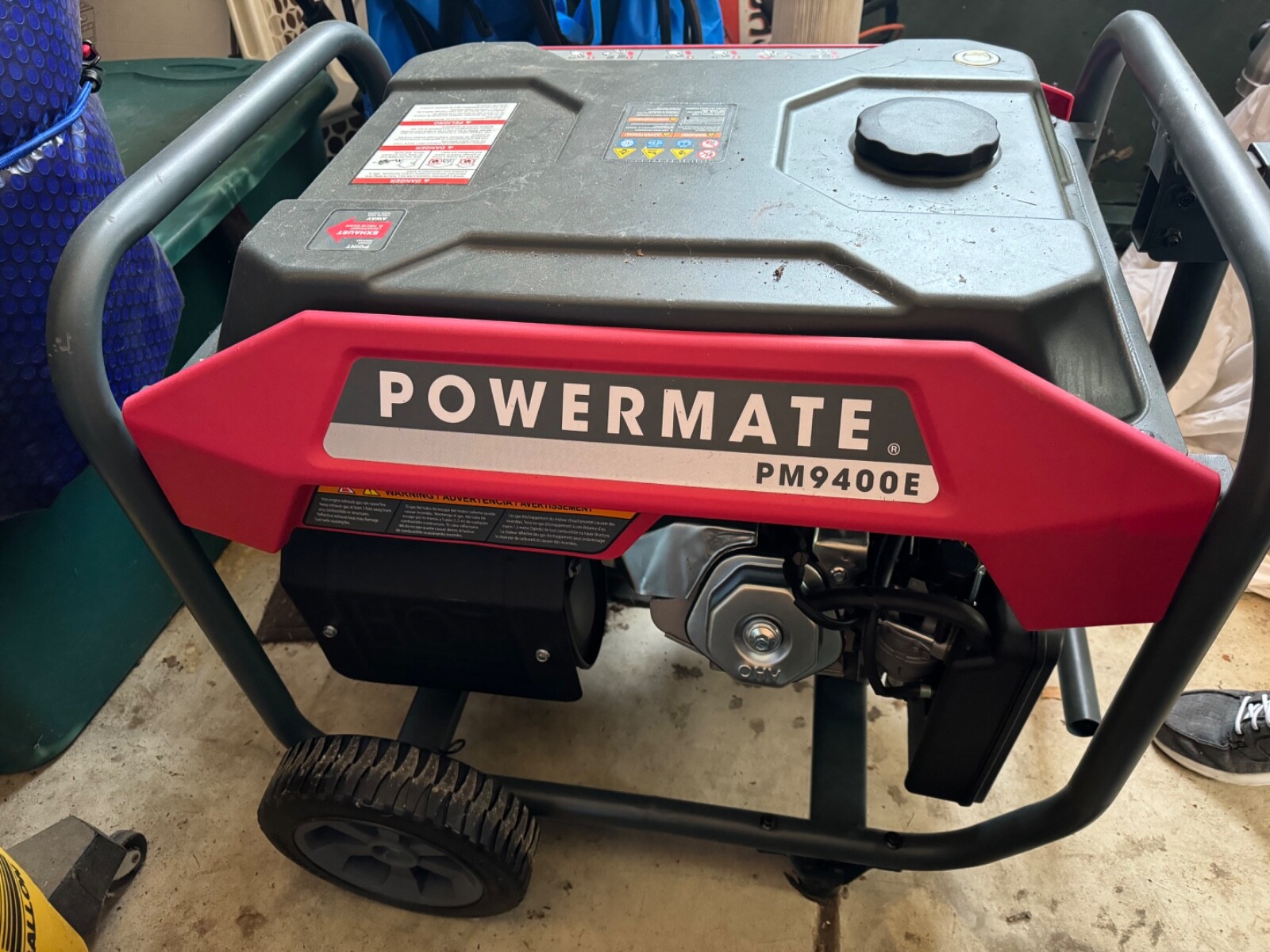 power tools - Powermate PM 9400 E Electric Start Generator | eBay