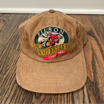 Filson Tin Cloth Waxed 100th Anniversary 1897-1997 Cap Hat | eBay