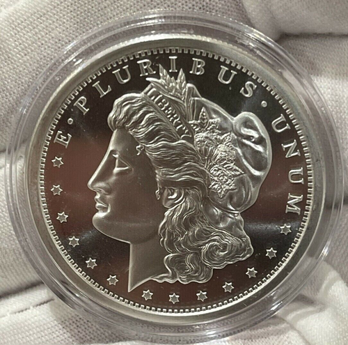 GSM Morgan Silver Dollar Round 1oz Troy .999 Fine Silver Coin USA IN ...