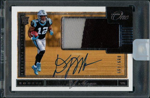 2018 Panini One DJ Moore Rookie Patch Auto #/199 Card #7 *SEALED* | eBay