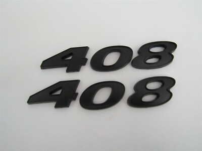 408 STROKER ENGINE ID FENDER HOOD SCOOP EMBLEMS ALL BLACK FITS DODGE ...