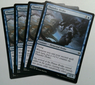 Mtg - Thunder Drake x4 | eBay