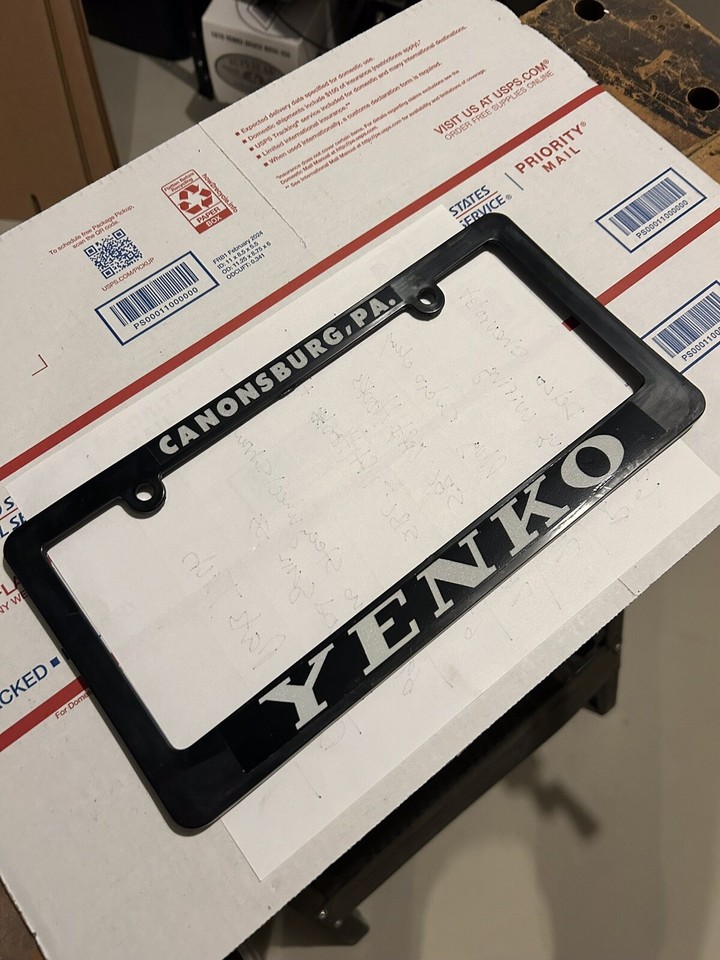 Yenko Chevrolet License Plate Frame 67 68 69 70 Camaro Chevelle Nova ...