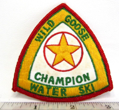 Vtg Wild Goose Camp For Boys Water Ski Champion Jacket Patch Great ...