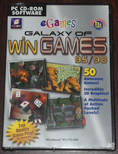 PC CD. eGames Galaxy of Win Games 95/98 50. | eBay