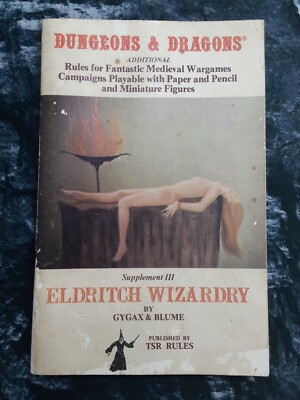 dungeons and dragons book Supplement III Eldritch Wizardry | eBay