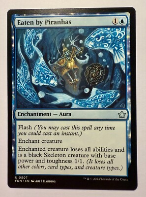 Eaten by Piranhas [Foundations] FDN Magic MTG | eBay