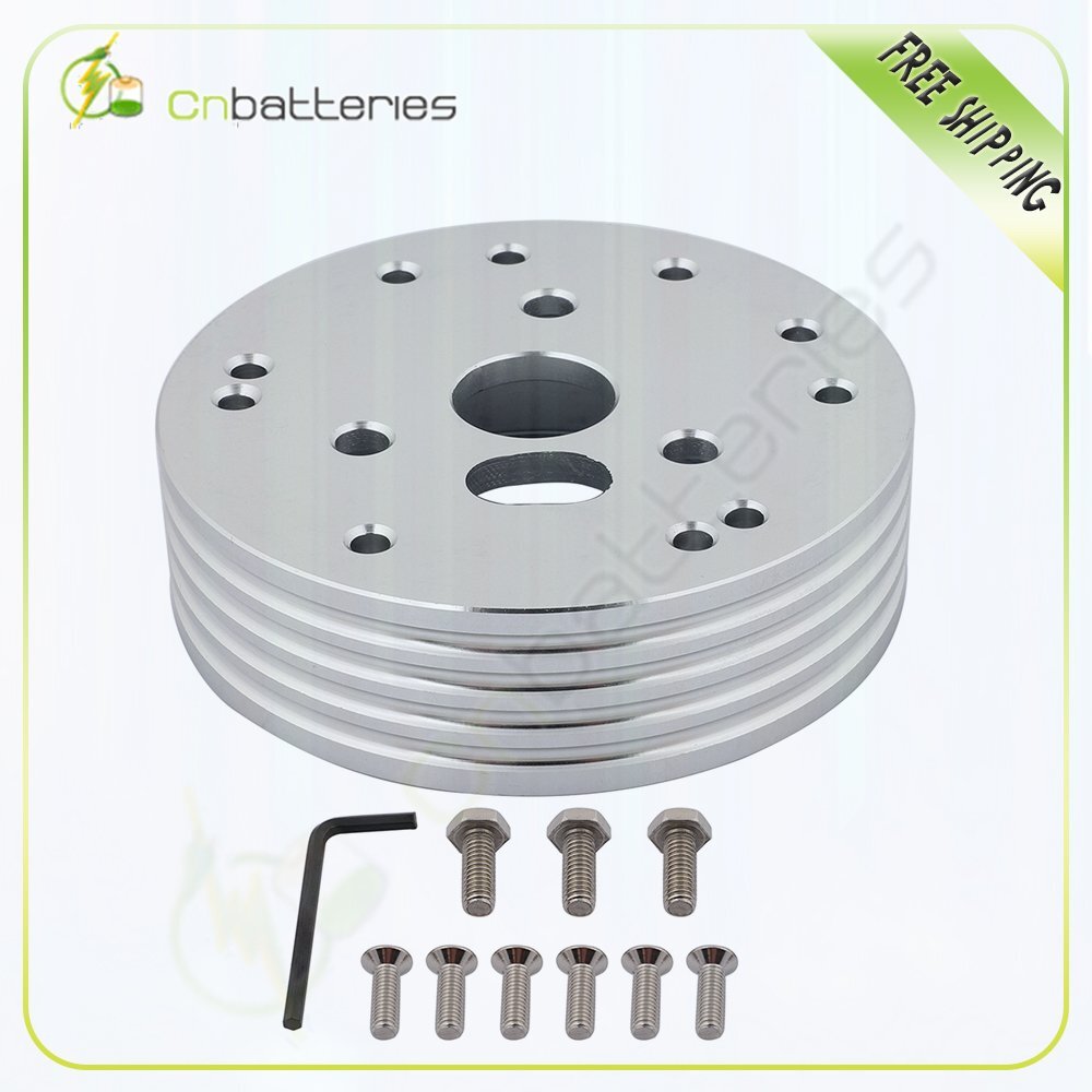 For 5 6 hole Steering Wheel to 3 hole Adapter 1" Billet Extension Hub ...