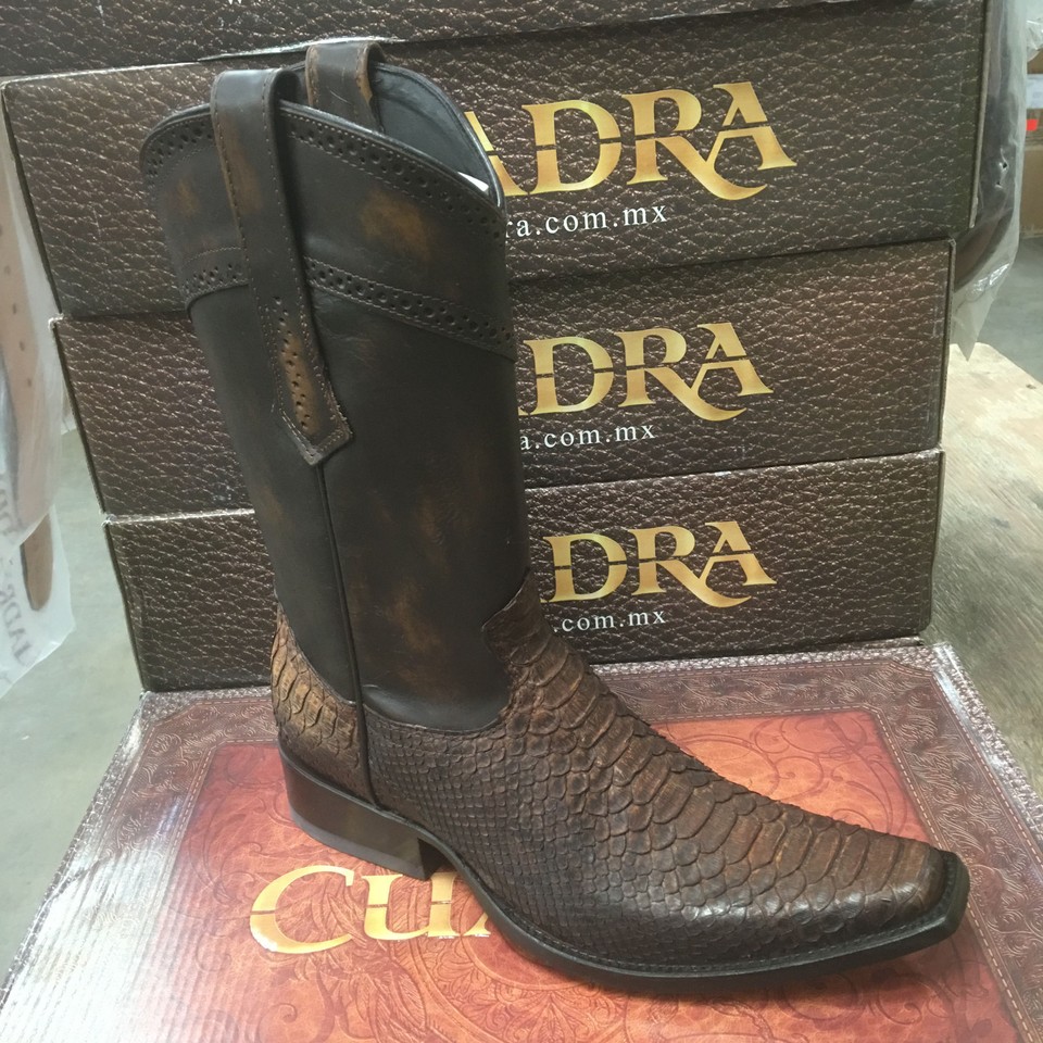 Python Cowboy Western Boots - Handmade Cuadra Boots (1B) | eBay