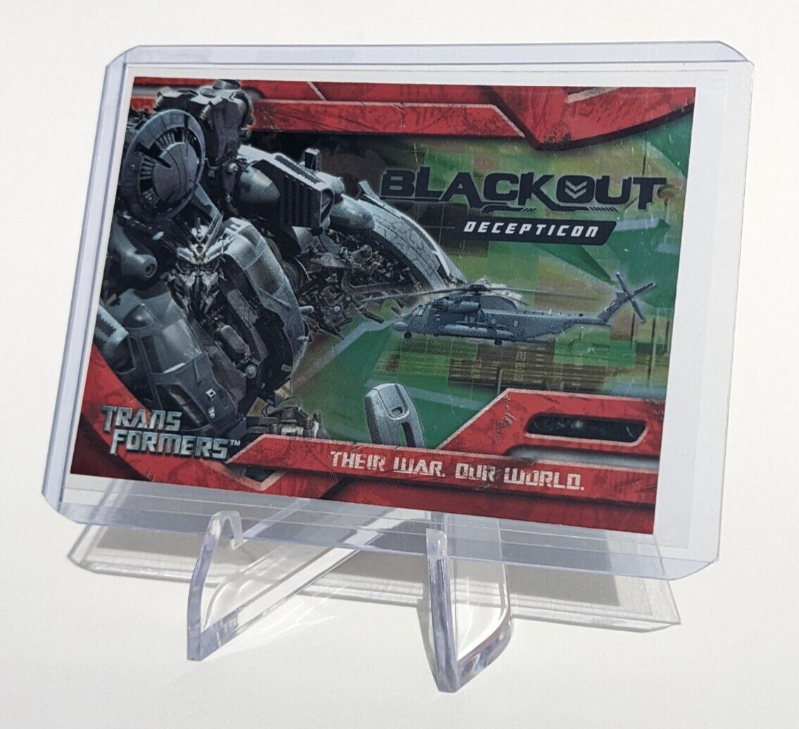 "BLACKOUT" Foil Insert Card #6 of 10 - 2007 Topps Transformers Movie ...