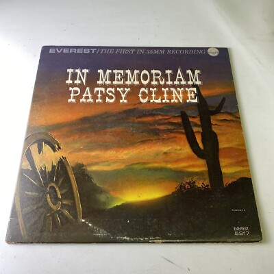 Patsy Cline In Memoriam LP Everest 1217 STEREO VG+ folk country | eBay