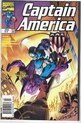 Captain America Comic 7 Cover A First Print 1998 Mark Waid Andy Kubert ...