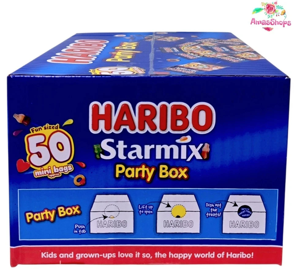 Haribo sweets gummys Starmix 50 Mini Pack Party Box gift | eBay UK