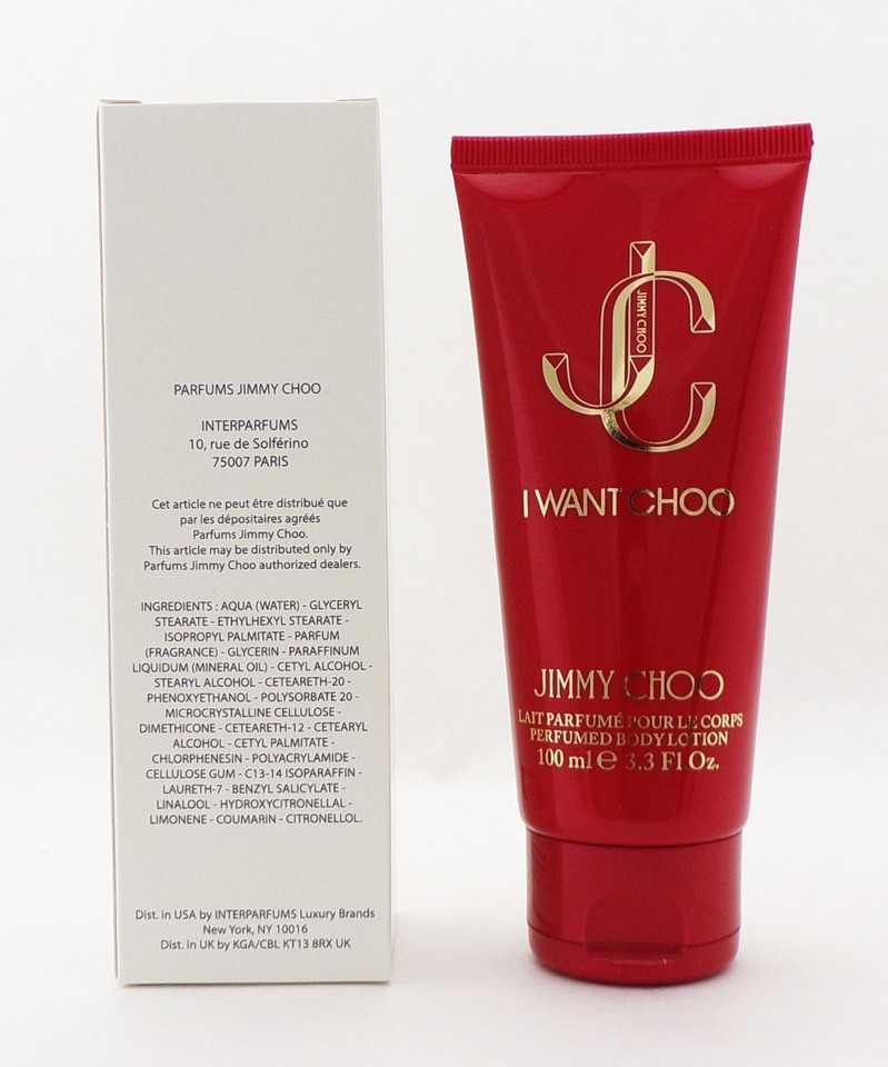 Jimmy Choo I WANT CHOO 3.3 oz. Perfumed Body Lotion for Women. Brand ...