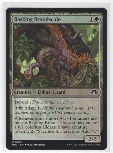 #145 2024 Modern Horizons 3 Basking Broodscale Common | eBay