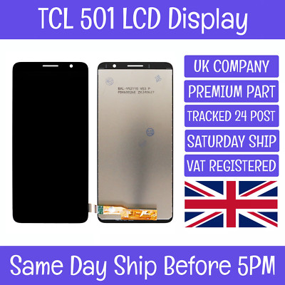 TCL 501 T433D Replacement LCD Screen Touch Display Digitizer Assembly ...