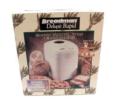 Breadman Deluxe Rapid TR444 Automatic Bread Maker Machine 2lb Loaf | eBay