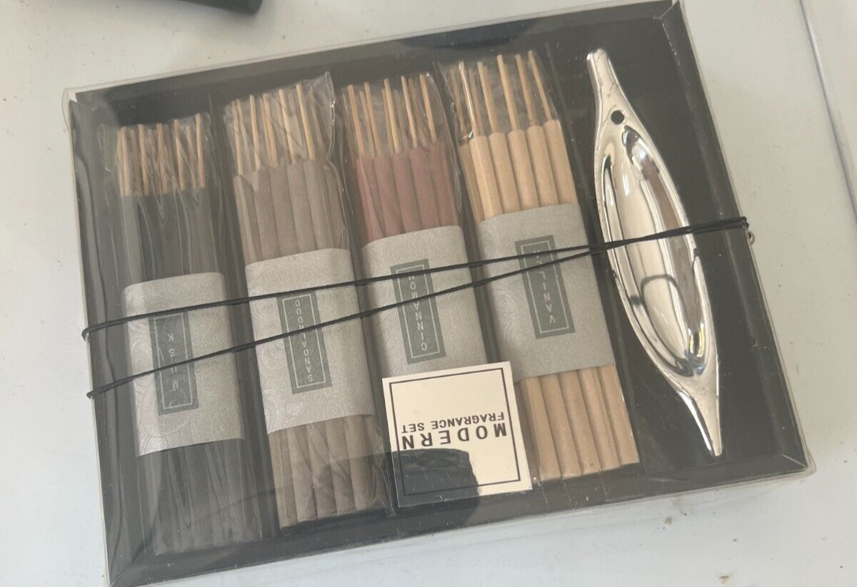 modern fragrance set - incense set with holder | eBay