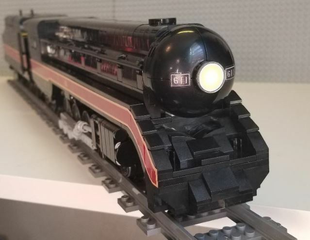 Custom Train Norfolk Western 611 Engine w/tender -Please Read Item ...