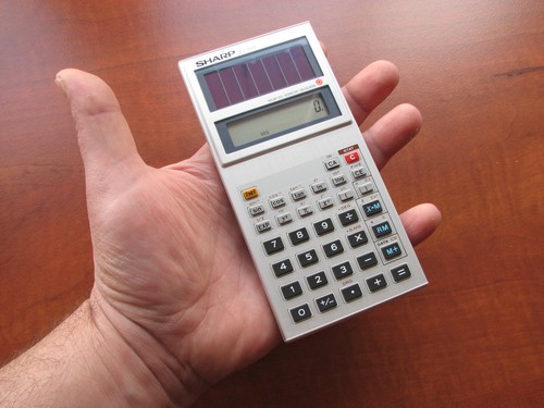 NEW NOS Vintage 1982 Sharp EL-510 LCD Solar Scientific Pocket ...