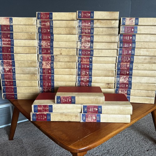 Lot: 55 Vtg Zane Grey Books 1-57 -2 Walter J Black Hardcover Westerns ...