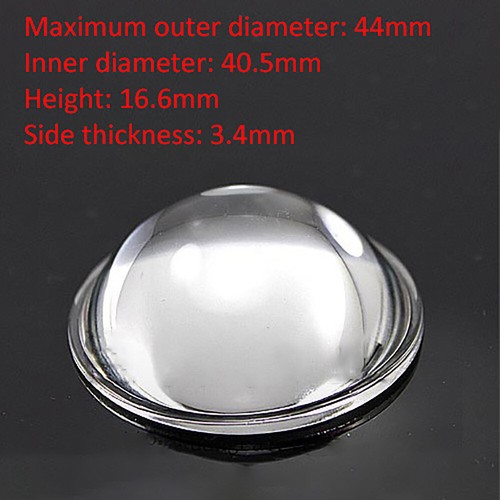 K9 Optical Glass Plano Convex Condenser Lens LED Lens 44mm 50mm 100mm ...