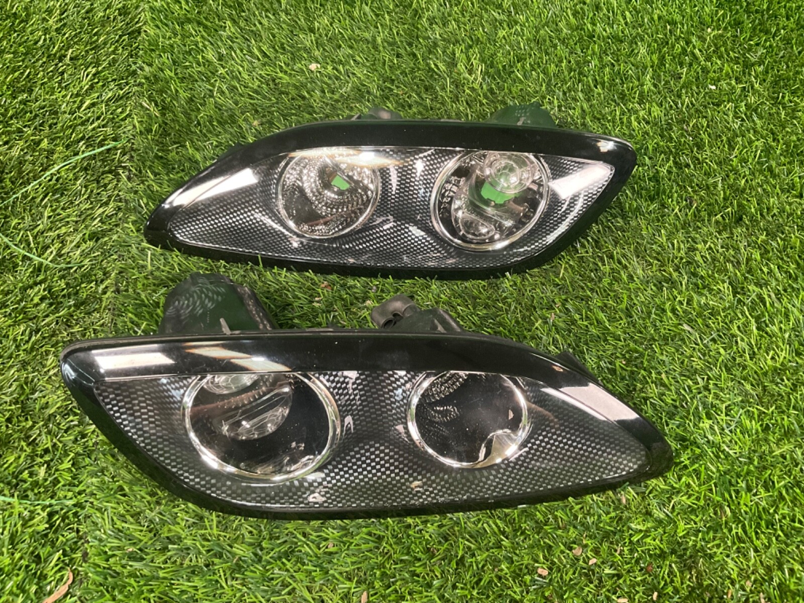 Carbon Fiber 99 Spec Front Blinkers Turn Signals RHD LHD Mazda RX7 FD3S ...