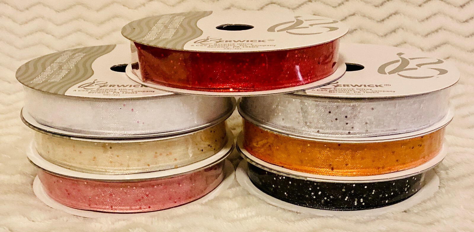 Wired Flash Ribbon 5/8 in x 25 yds by Berwick Offray (7 Colors ...