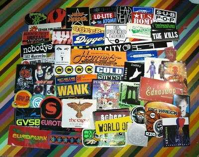 vtg 1990s 2000s Indie Alt band music sticker - Stoopid Primus Queers ...