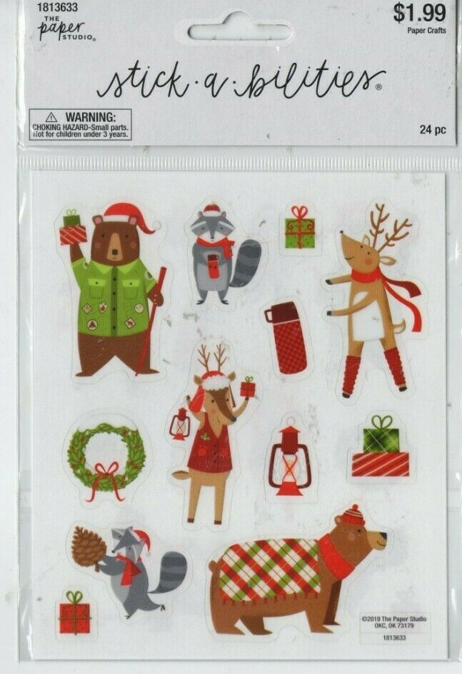 The Paper Studio Stickabilities CHRISTMAS Themed Stickers~U Choose ...