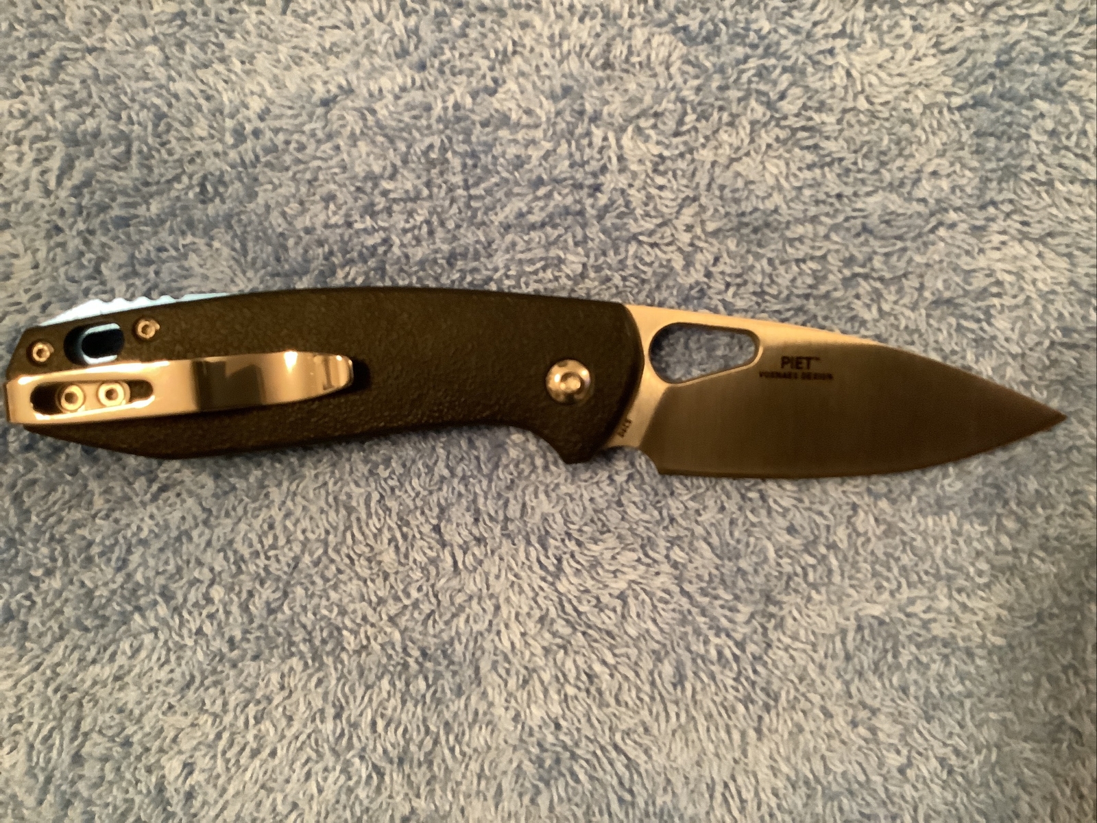 CRKT Columbia River Piet Pocket Knife Folder 5390 Straight Blade ...